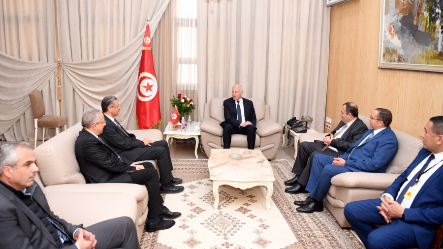 Saïed visite le siège du ministère de l’Intérieur | Mosaique FM