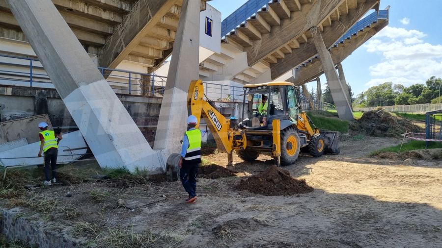 Démarrage des travaux de réaménagement du stade olympique d'El Menzah ...